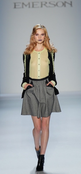 EMERSON fall 2012 runway MBFW - Fashion Daily Mag