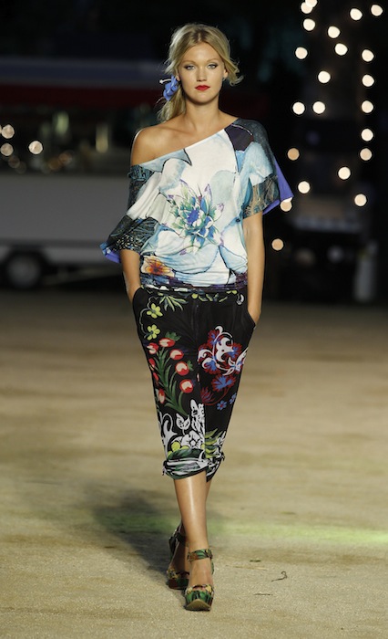 DESIGUAL patterned for SPRING 2013 runway Barcelona - Fashion Daily Mag