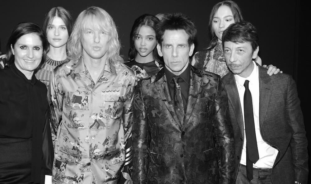 VALENTINO surprise ZOOLANDER 2 announcement - Fashion Daily Mag