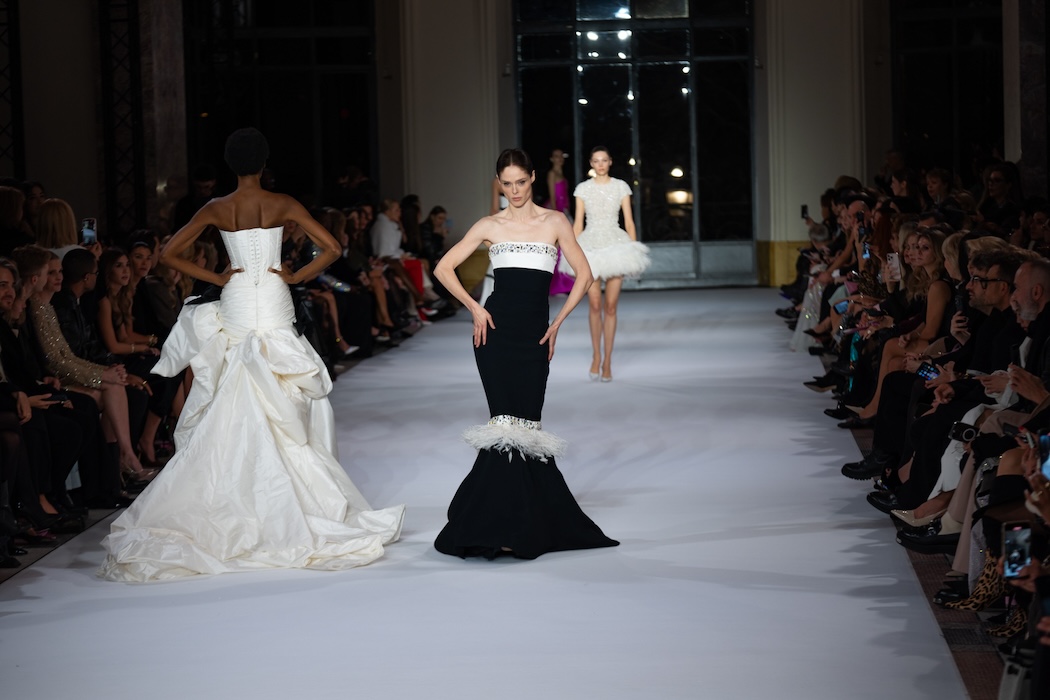 Paris Couture: Models CoCo Rocha and Anne V. at Celia Kritharioti ...